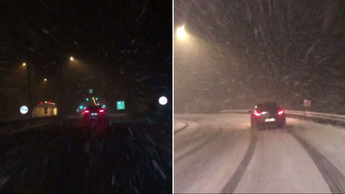 Video / Snijeg zabijelio ceste u BiH: Pogledajte kako izgleda vožnja ...